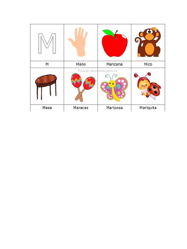 Letra M | PDF