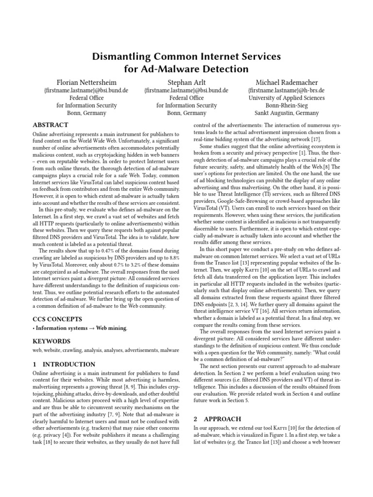 Dismantling Common Internet Services | PDF | Domain Name System | Proxy Server