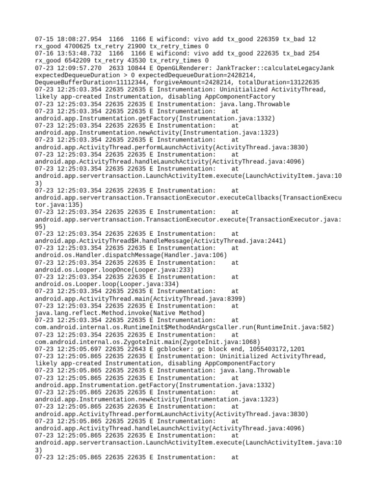 Log | PDF | Java (Programming Language) | Computer Science