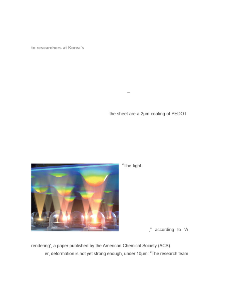 LED-Activated Haptic Touch Display | PDF | Light Emitting Diode | Materials