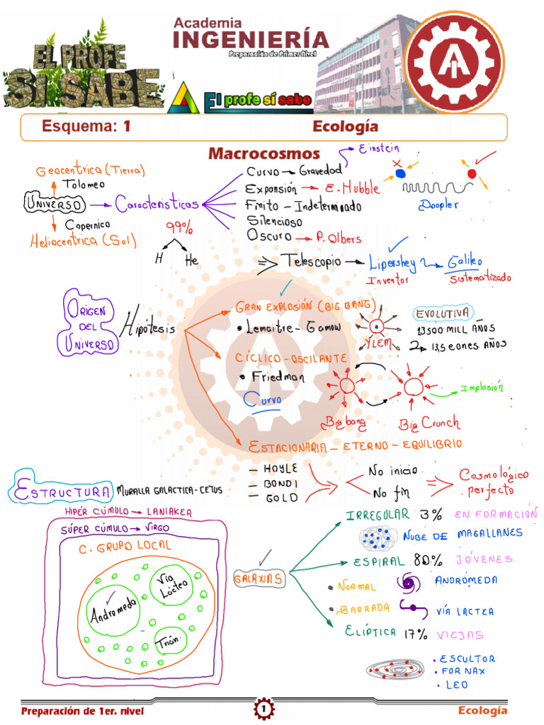 Ecología - Esquema 1 Universo | PDF