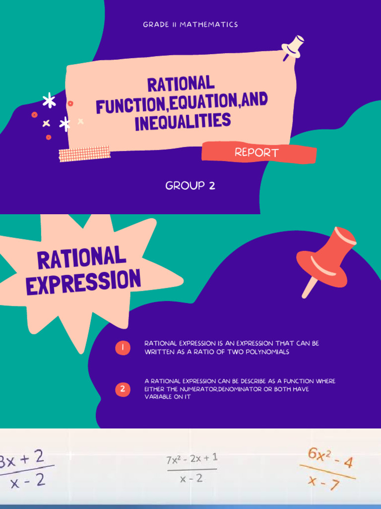 Rational Function, Equation, and Inequalities - 20250724 - 094932 - 0000 | PDF