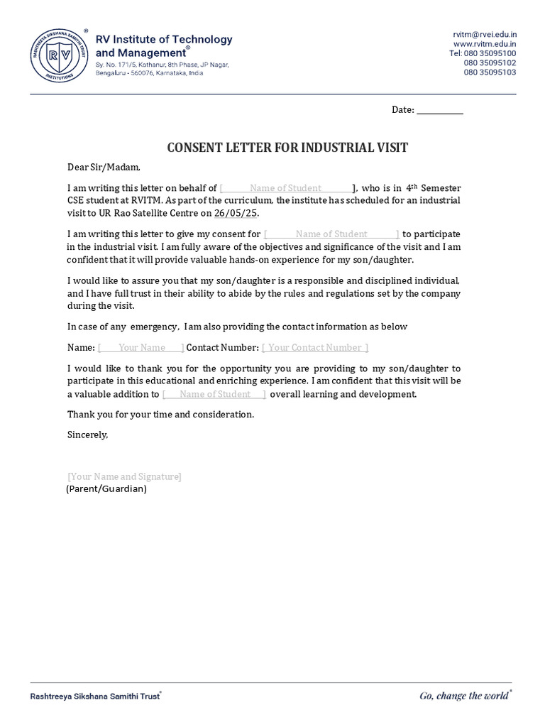 Consent Letter | PDF