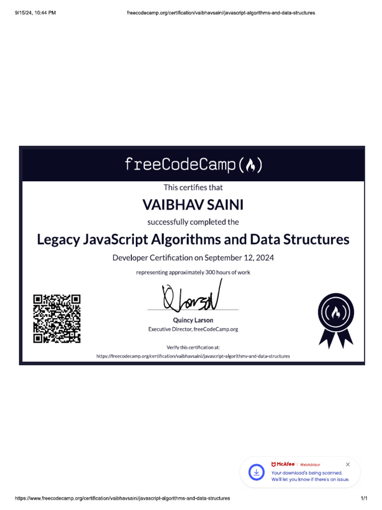 JavaScript Algorithms and Data Structures | PDF
