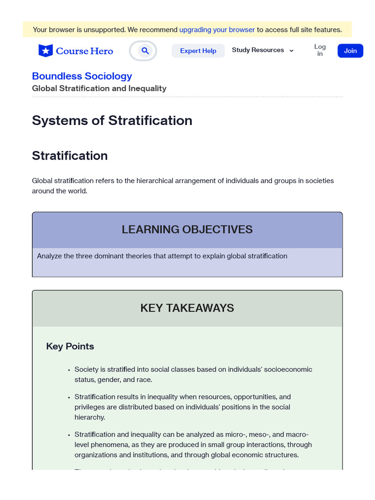 Systems of Stratification Boundless Sociology | PDF | Caste | Slavery