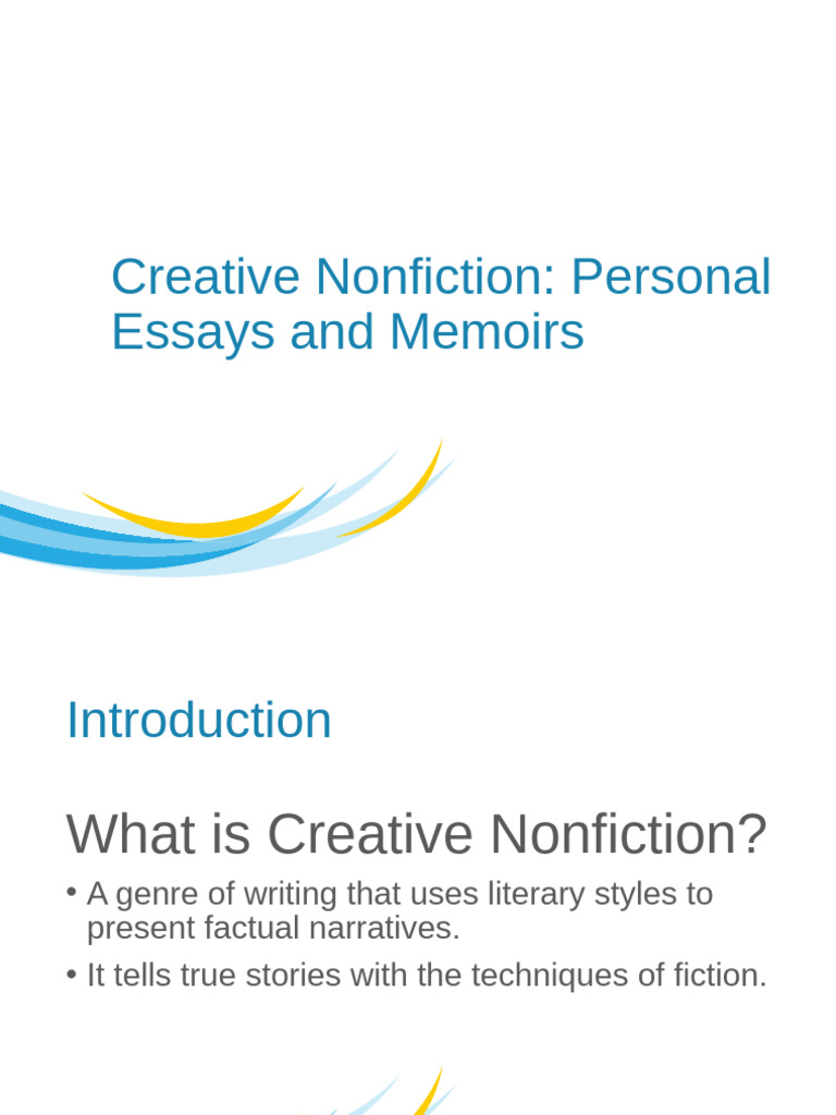 Creative Nonfiction: Essays & Memoirs Guide | PDF