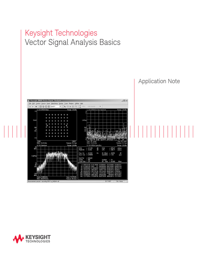 Vector Signal Analysis Basics | PDF | Digital Signal Processing | Sampling (Signal Processing)
