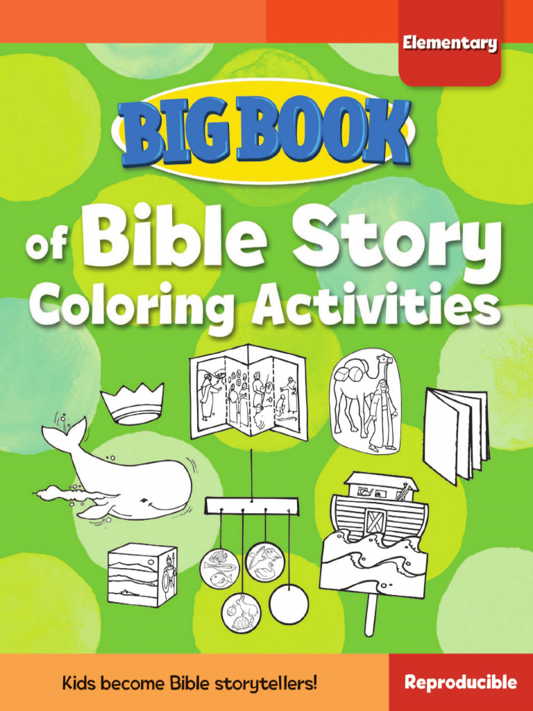 Big Book of Bible Story Coloring Activities For Elementary Kids | PDF ...