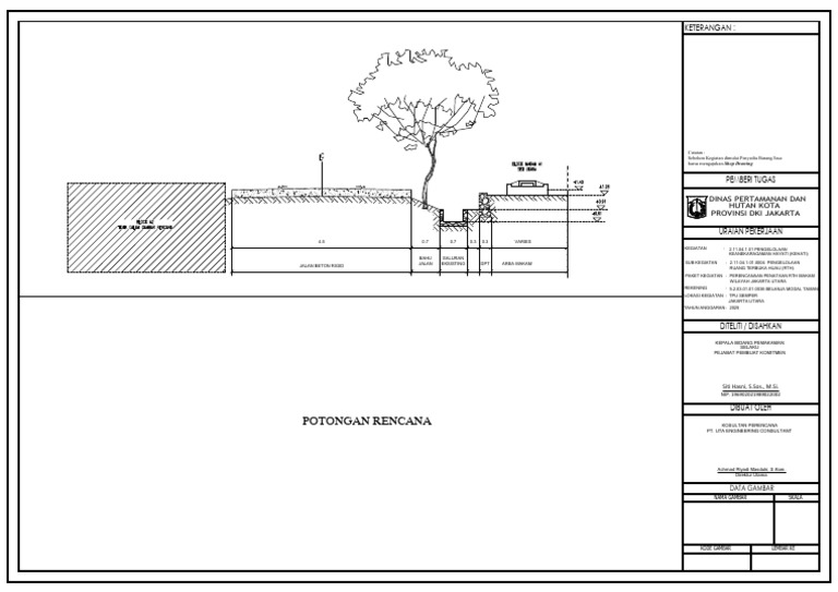 Contoh Plot Potongan Semper | PDF