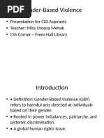 GBV Awareness Poster | PDF