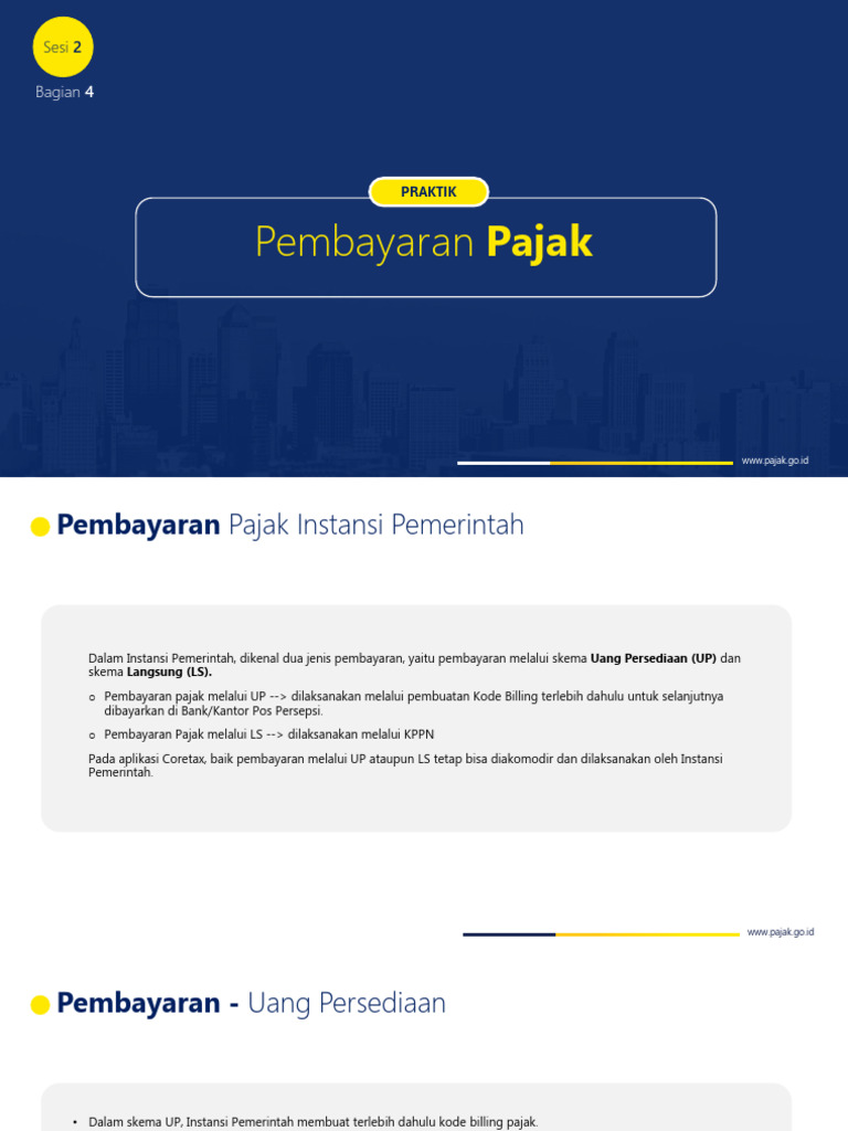 Pembayaran Pajak | PDF