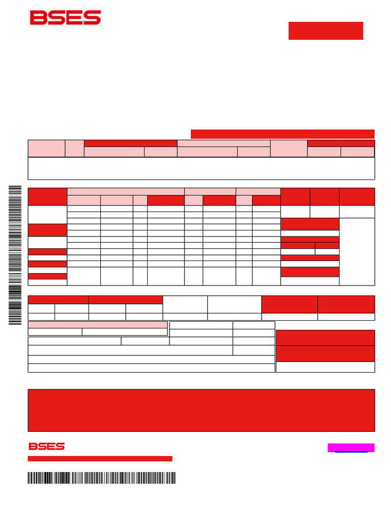 Bill of Supply For Electricity Due Date: 10-07-2025: BSES Yamuna Power LTD | PDF | Cheque | Payments