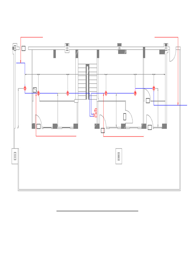 Ground Floor Fire Alarm Layout | PDF