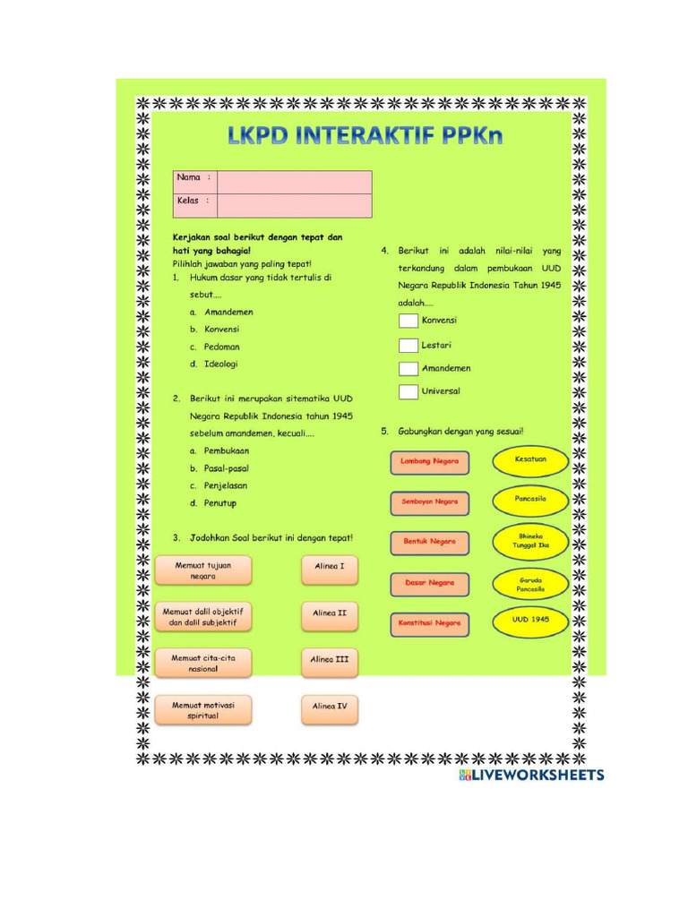 LKPD Pan Kelas 8 | PDF