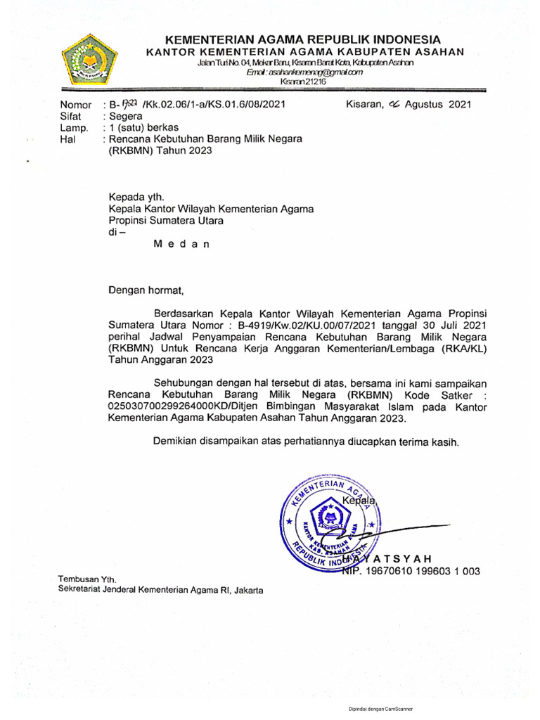 Pengantar RKBMN 299264 - Bimas Islam | PDF
