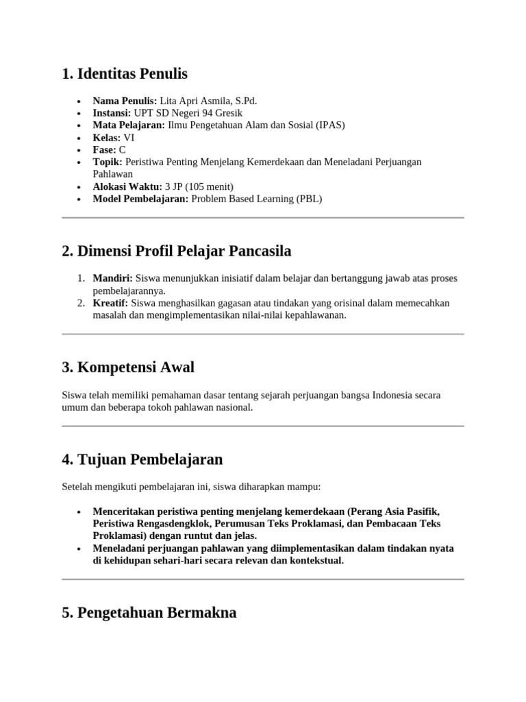 Modul Ajar IPAS BAB 2 Pert. 3 | PDF