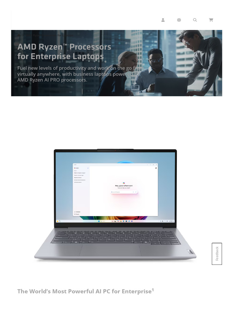 AMD Ryzen Processors for Enterprises | PDF | Dell | Laptop