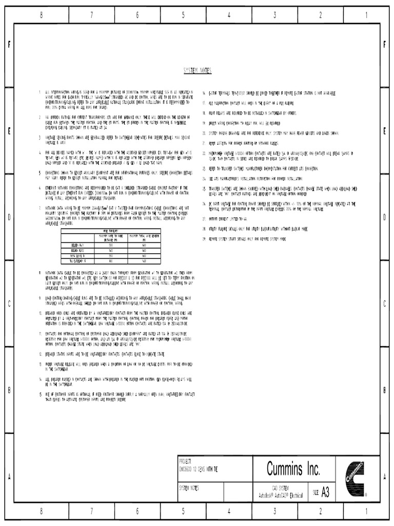 A072g602 Rev A SHT 01 CPG Systems | PDF