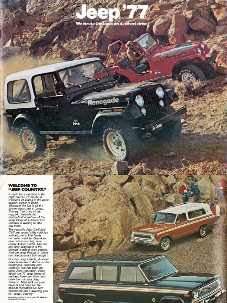 Jeep US Full Line 1977 | PDF