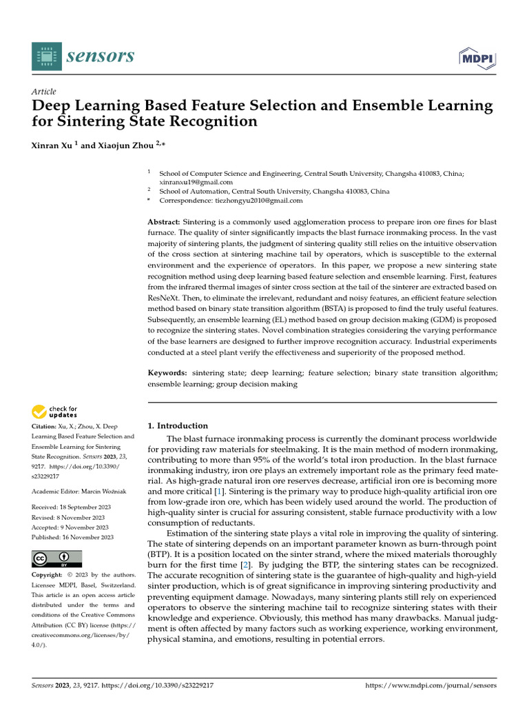 Deep Learning Based Feature Selection and Ensemble | PDF | Computer Vision | Deep Learning