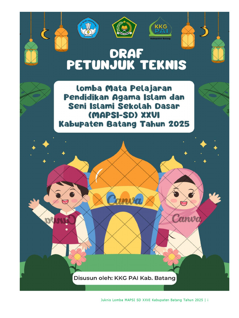 Juknis Lomba MAPSI SD 2025 Batang | PDF