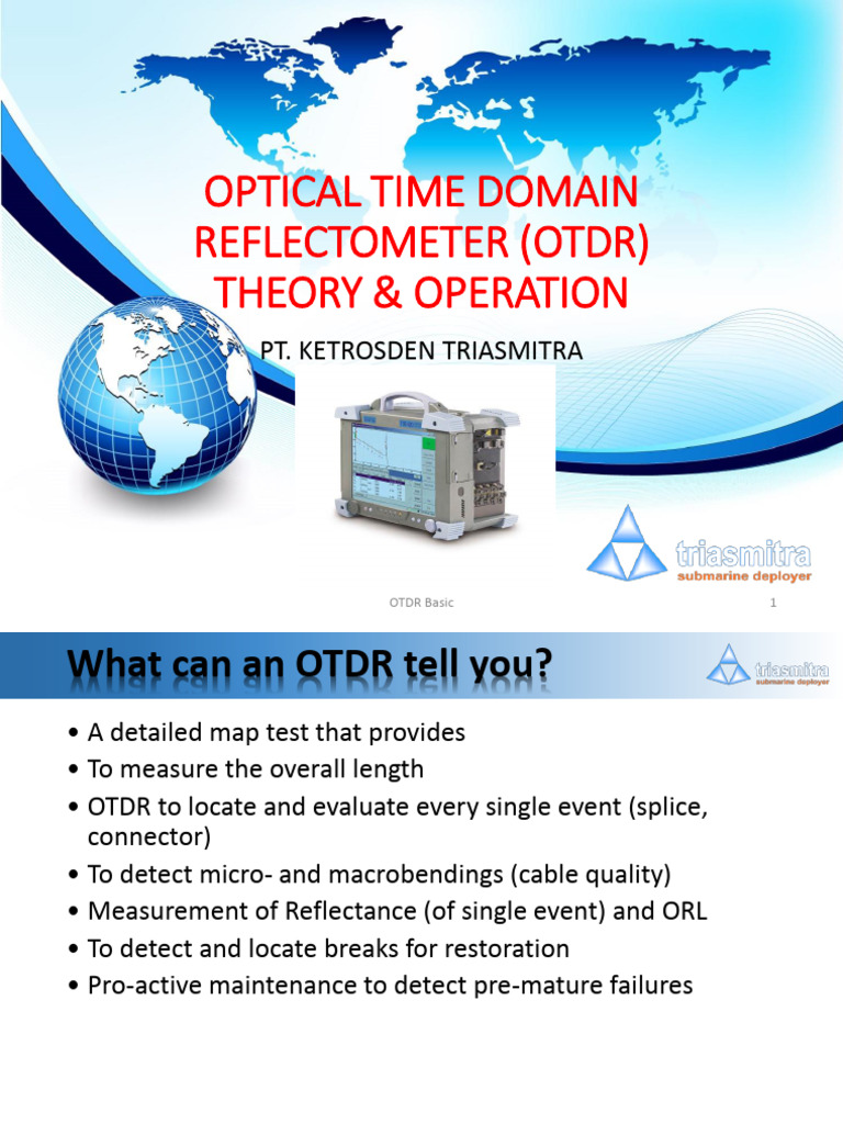 OTDR Basics and Measurement Techniques | PDF | Optical Fiber ...