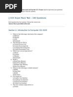 Ms-Cit Mock Test 2025 | PDF