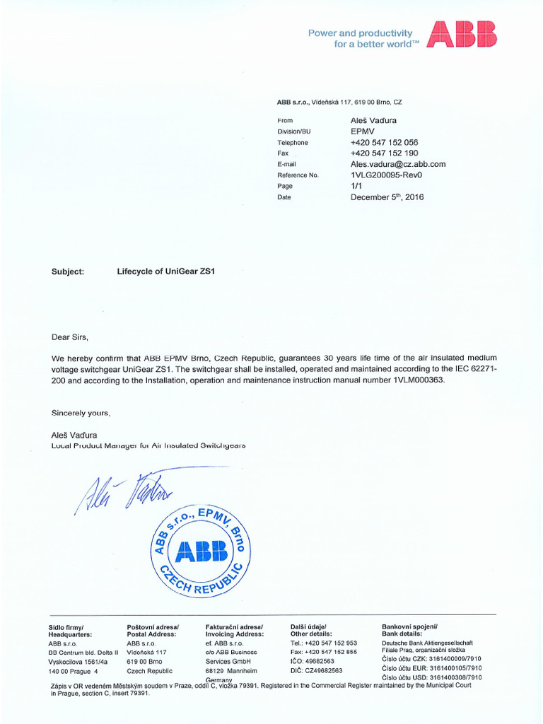 1VLG200095-UG ZS1 Life Time Rev00 | PDF
