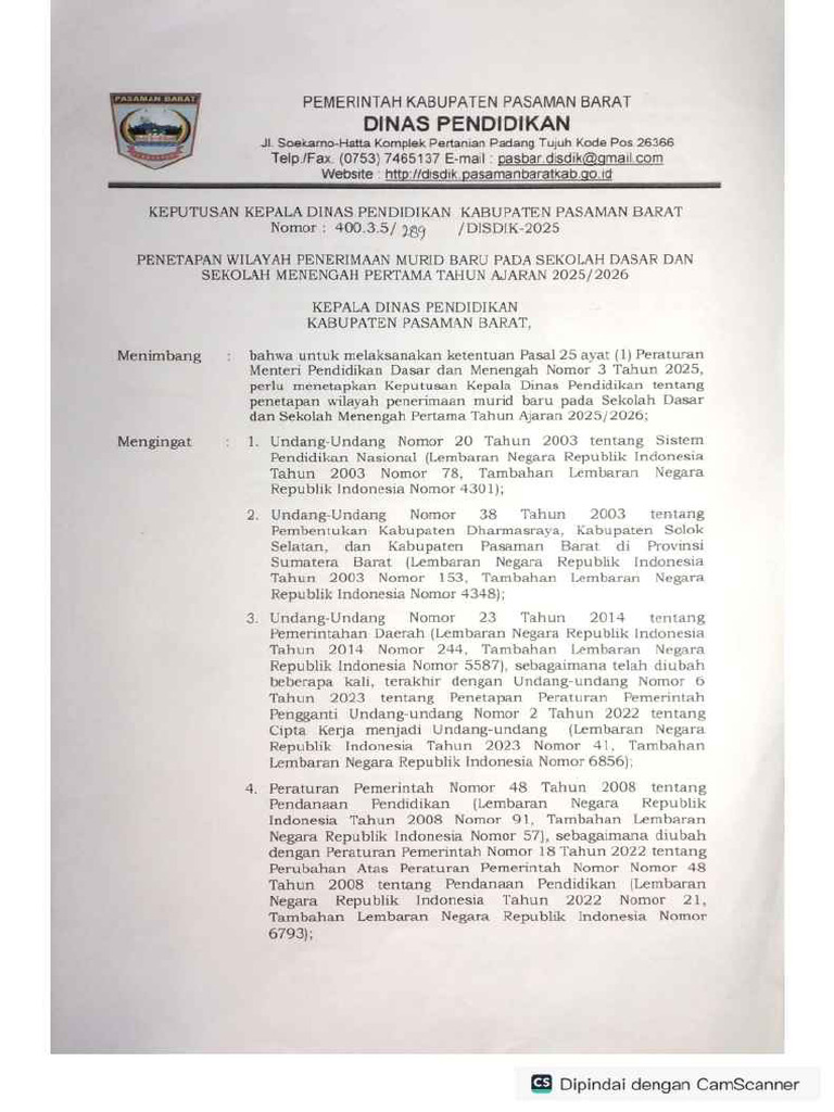 SK Wilayah SPMB 2025. - 11zon | PDF