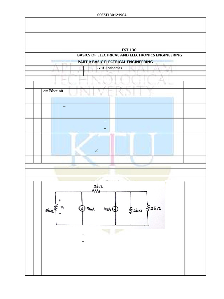 21 July Est130basics of Electrical & Electronics Engineering As | PDF | Rectifier | Computer ...