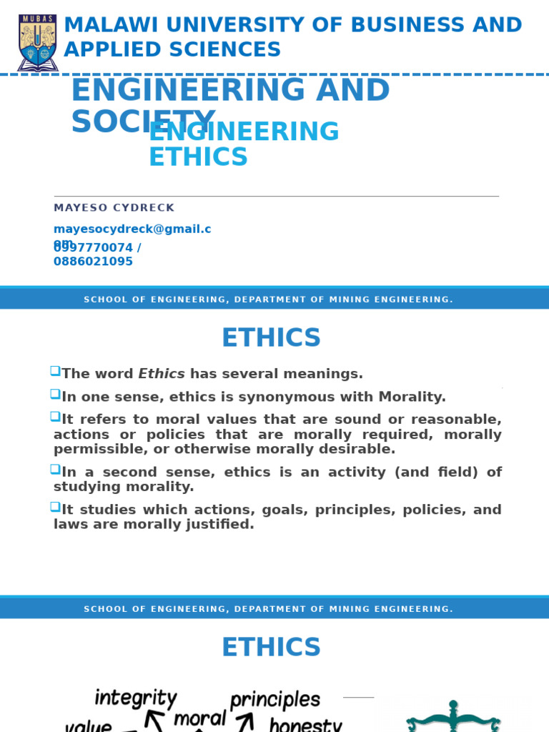 Ethics in Engineering Practice | PDF | Morality | Conflict Of Interest