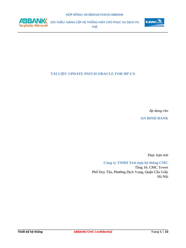 10 TL Update Patch Oracle | PDF