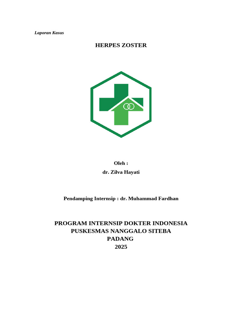 LAPKAS Herpes Zoster | PDF