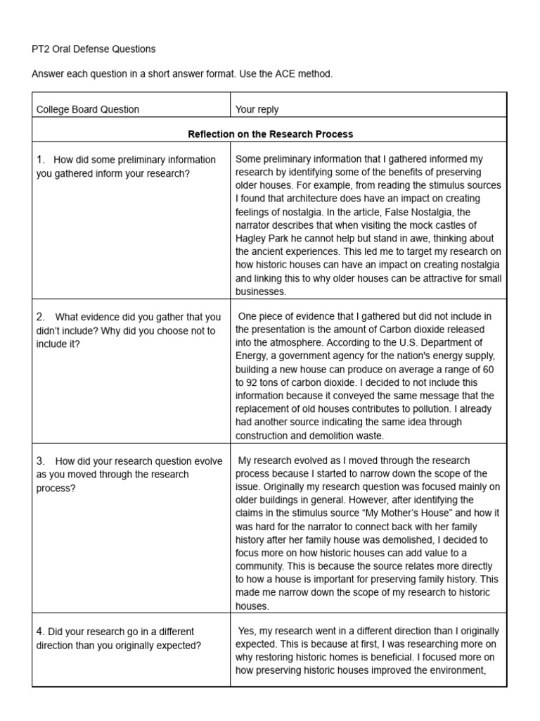 Adam Spillman - IWA OD Questions | PDF | Sustainability | Natural ...