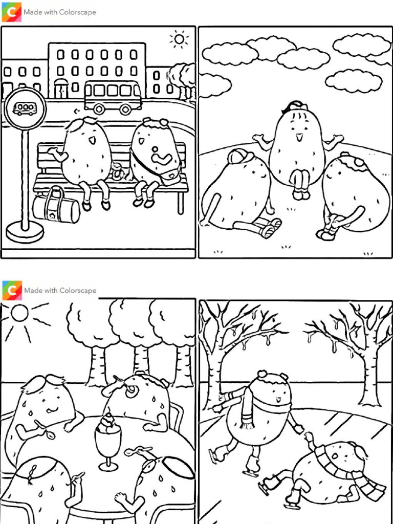 Potato Pals 1C-At The Park PDF | PDF