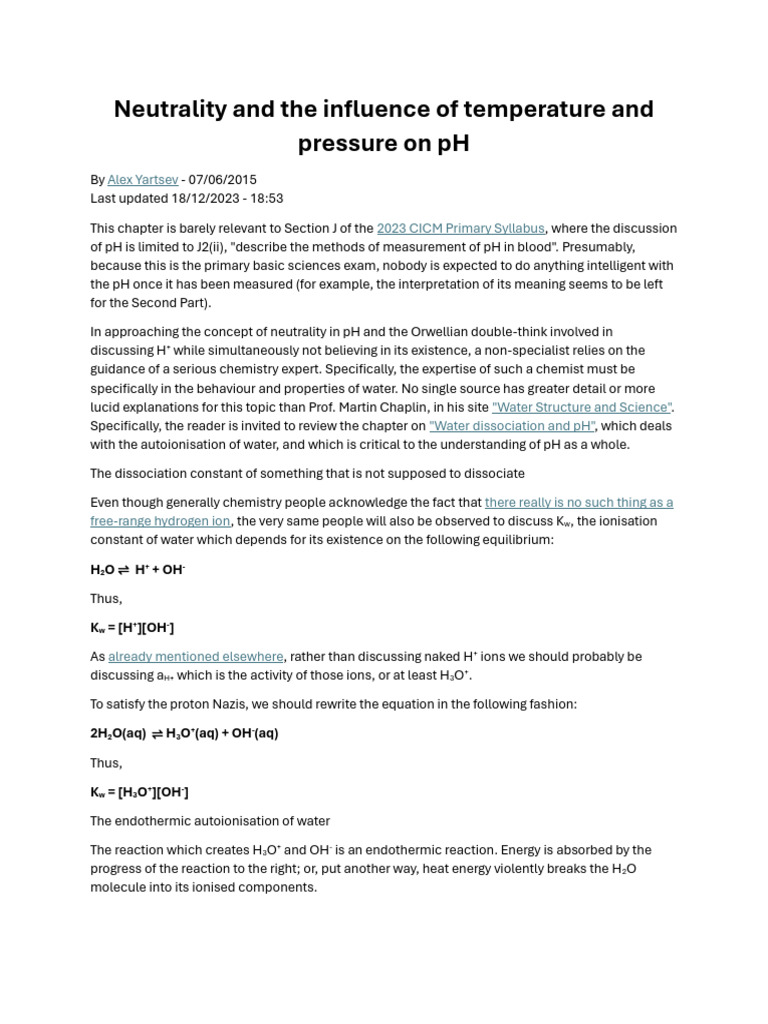 Neutralidad Presion y Temperatura Alfa-Stat Vs pH-Stat AYartsev ...