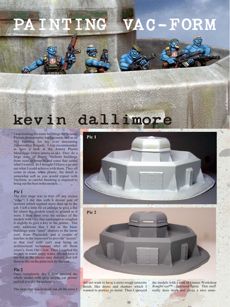 DALLIMORE Painting Vac-Form | PDF | Materials