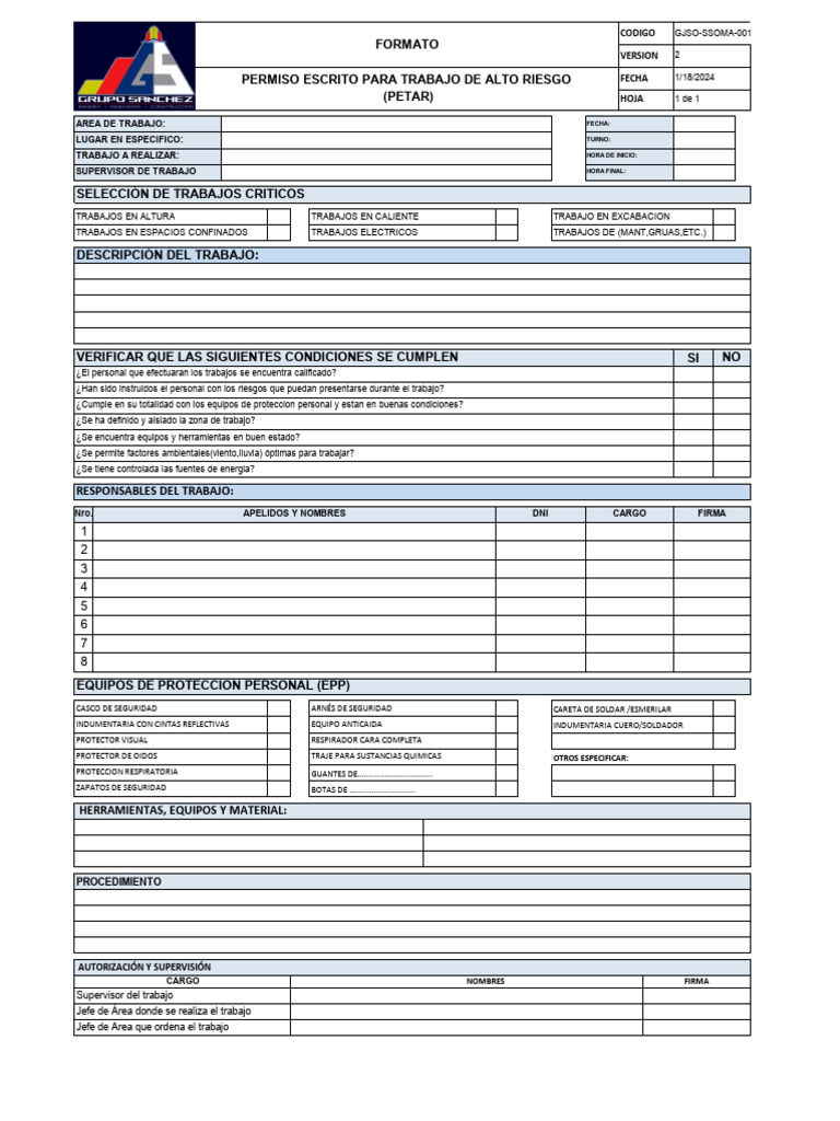 Formato Ssoma Petar Sanchez | PDF