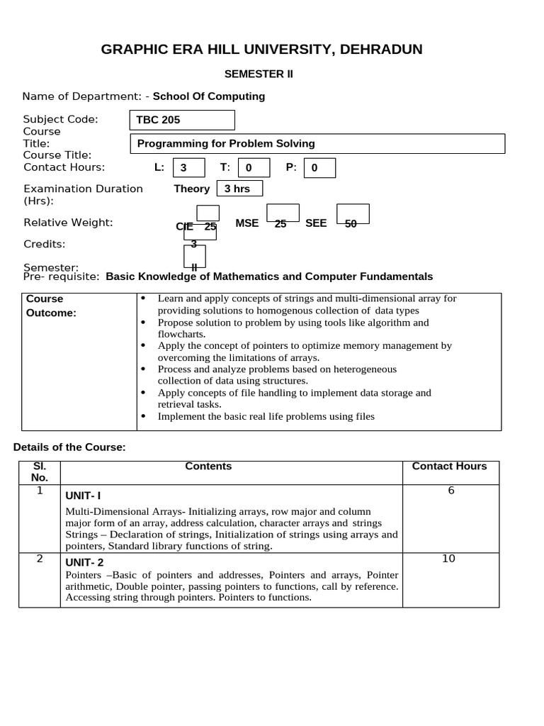 TBC205 Updated March 2025 | PDF | Pointer (Computer Programming) | String (Computer Science)