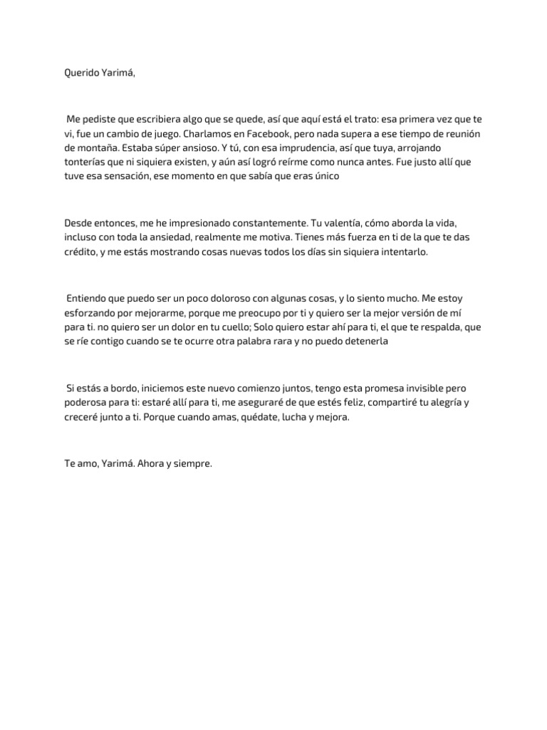 Querida Yarima | PDF