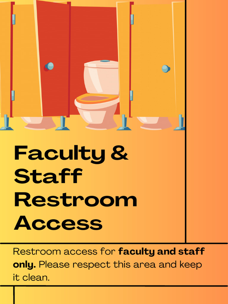Faculty & Staff Restroom Access (Document (A4) ) | PDF