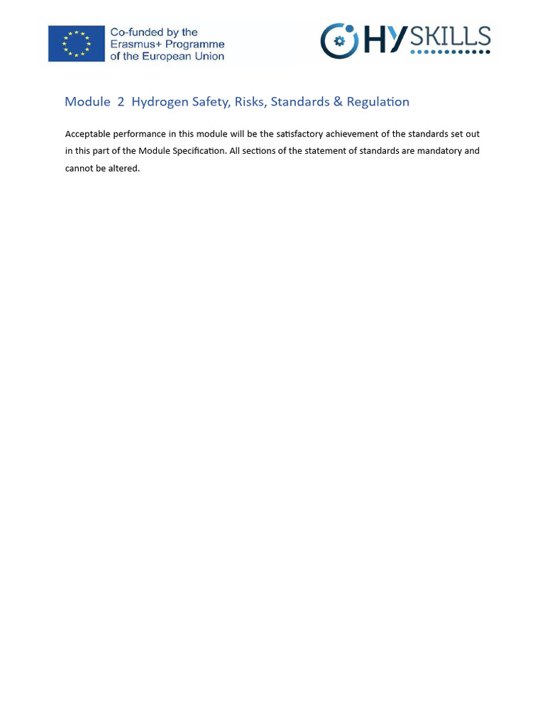 Hydrogen Safety and Risk Management Guide | PDF | Hydrogen ...