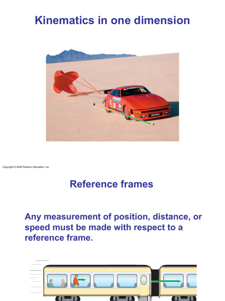 05 01 One Dimensional Kinematics | PDF