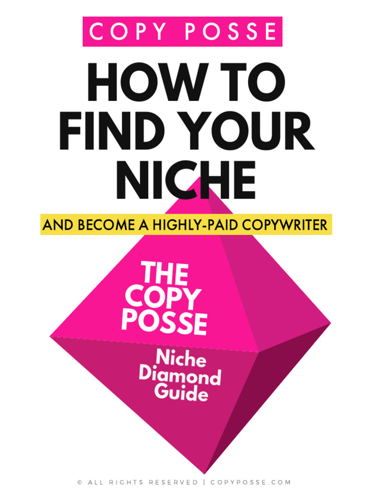 Free Guide How To Find Your Niche | PDF | Copywriting | Promotion And ...