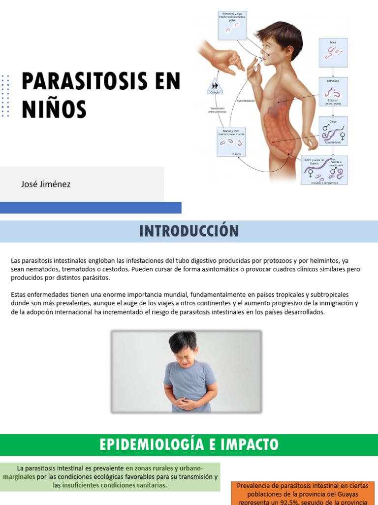 Parasitosis en Niños Expo | PDF | Especialidades Medicas | Enfermedades ...