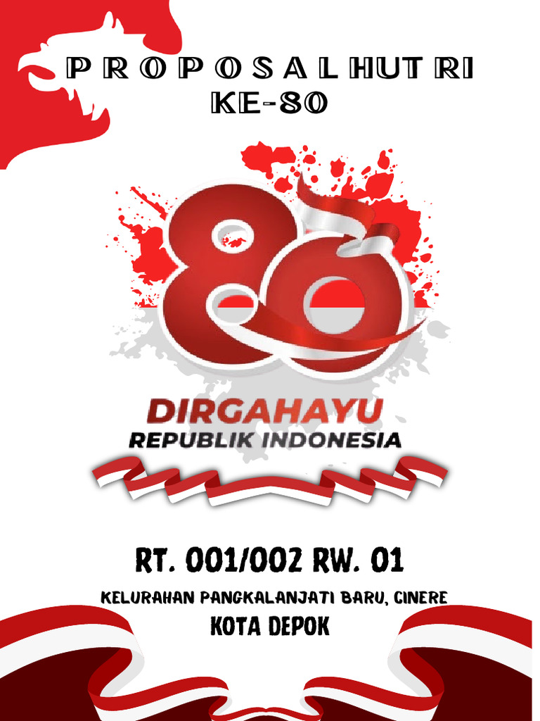 Cover Proposal Hut Ri 80 | PDF