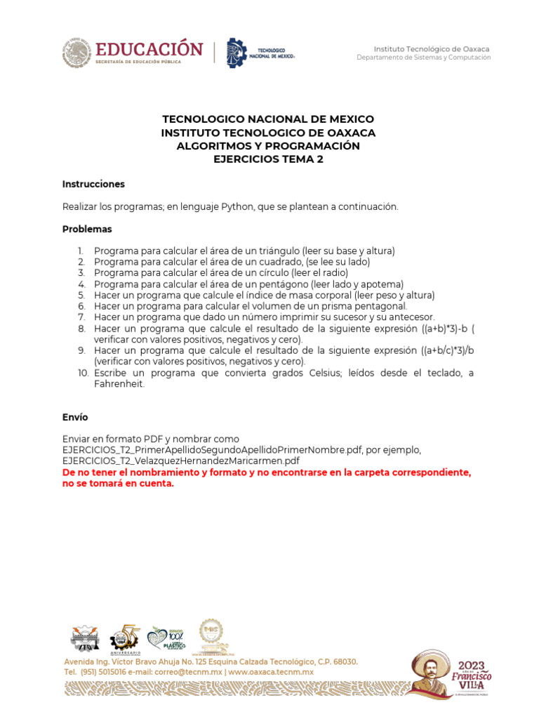 Ejercicios 2 (1) | PDF