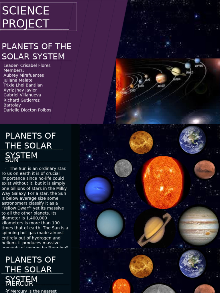 Solar System Planets Overview | PDF | Saturn | Planets