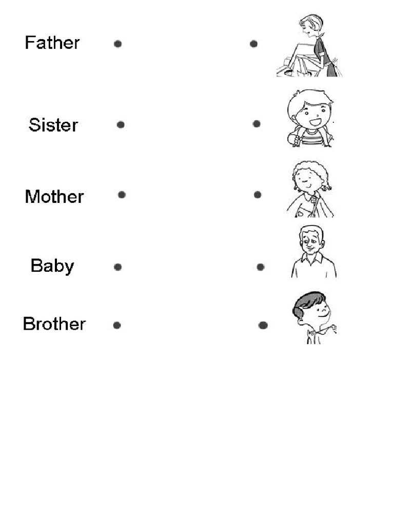 Family Member Worksheet 1 | PDF