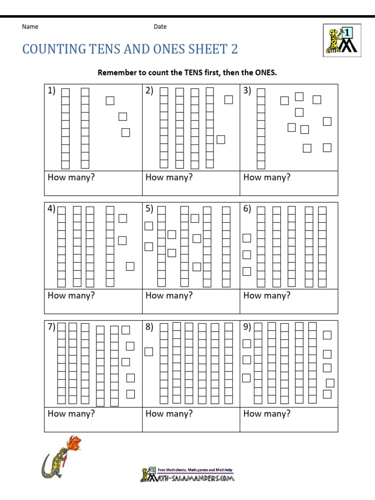 Counting Tens Ones 2 | PDF